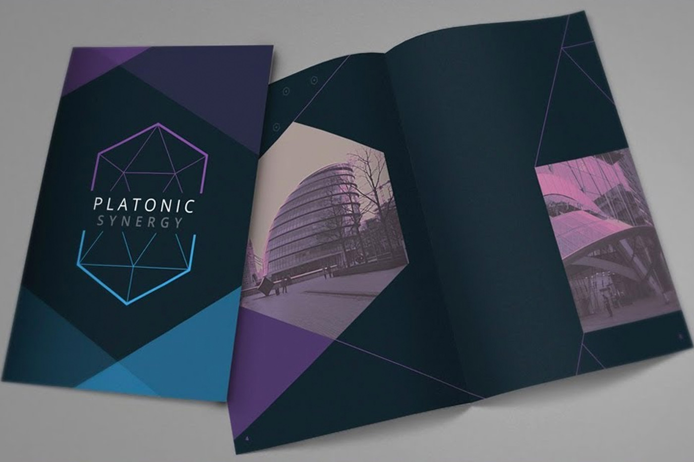 Add Images & texture to brochure design in InDesign - Gareth David ...