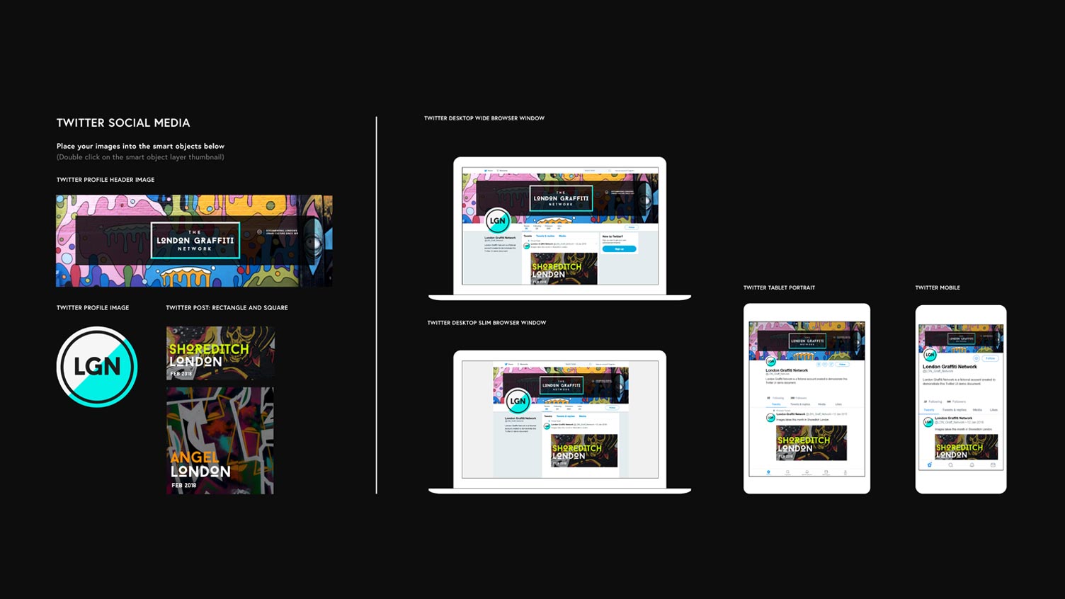 Twitter Social Media Design Kit for Photoshop 2018 – FREE Template ...
