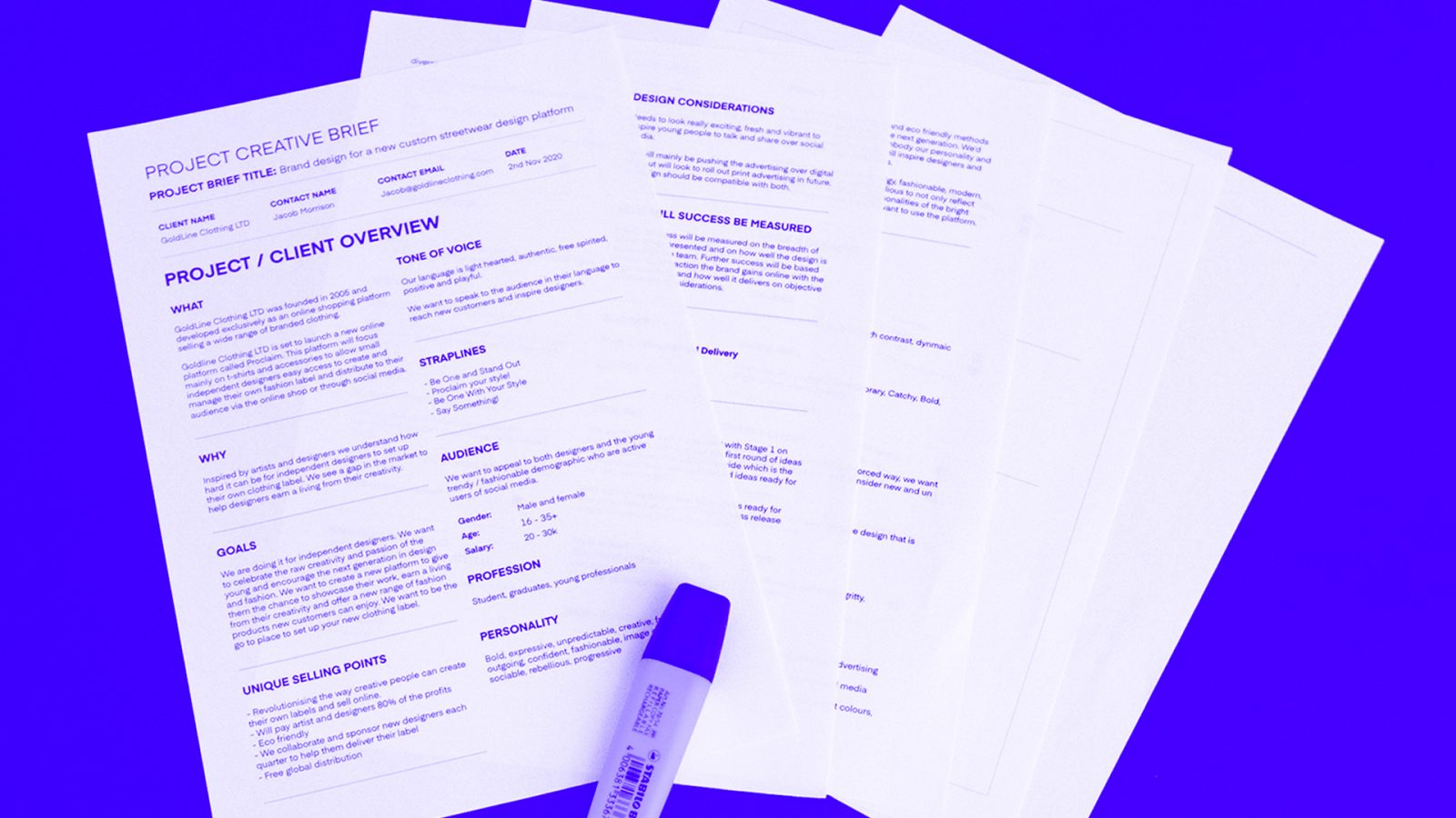 What Makes A Good Design Brief? - Gareth David Studio Blog