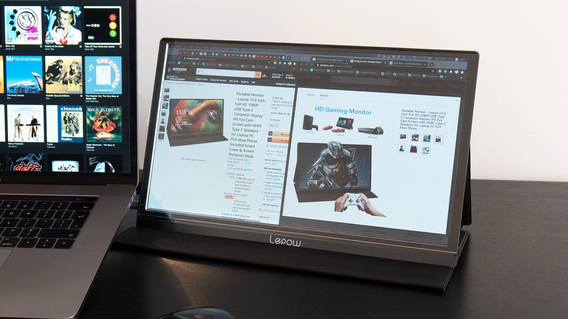 Lepow Portable Monitor – Product Review - Gareth David Studio Blog